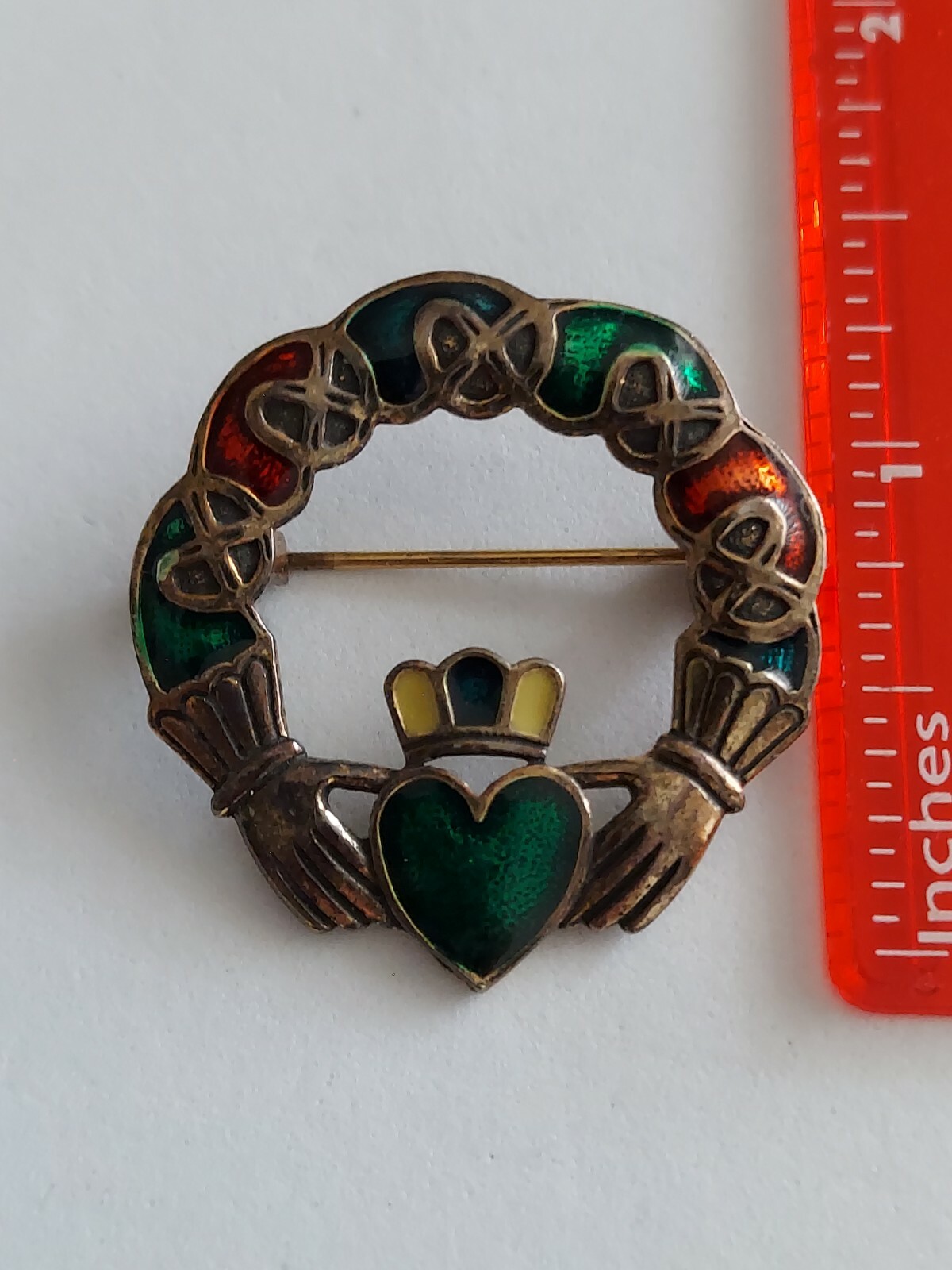 VINTAGE SOLDOR MIRACLE LOVE HEART HANDS CROWN CELTIC … - Gem