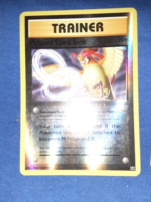 Pokemon TCG XY Evolutions Pidgeot Spirit Link Reverse Holo Trainer #81 ...