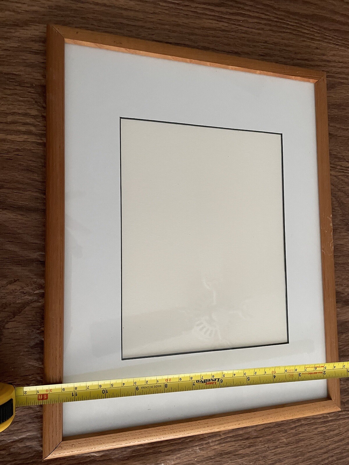 15x12 Wood Frame With Glass And White Matting | eBay