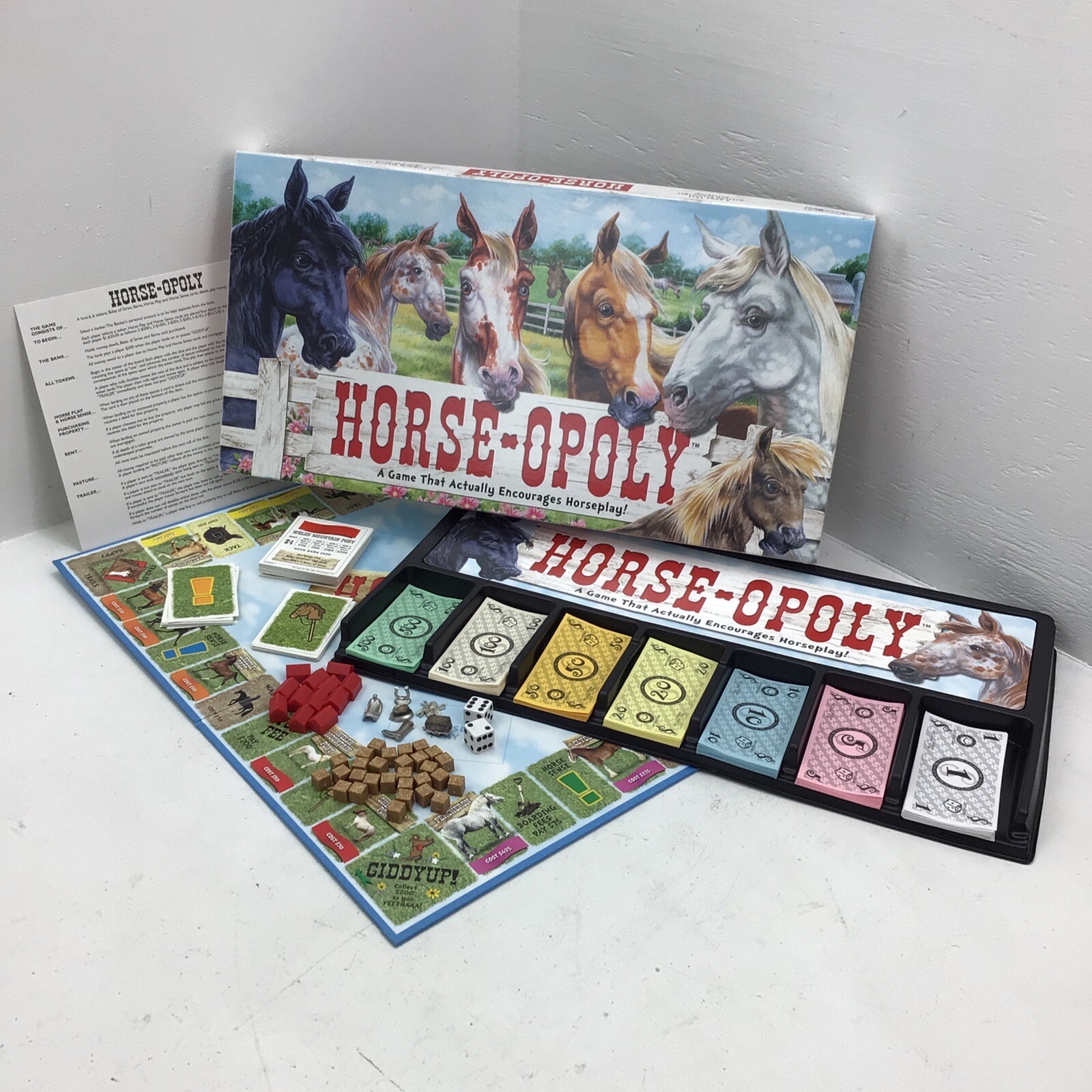 Horse-Opoly Equine, Equestrian Themed Monopoly Board Game | eBay