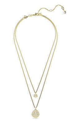 SWAROVSKI CRYSTAL METEORA LAYERED PENDANT GOLD 5683442.NEW IN BOX | eBay