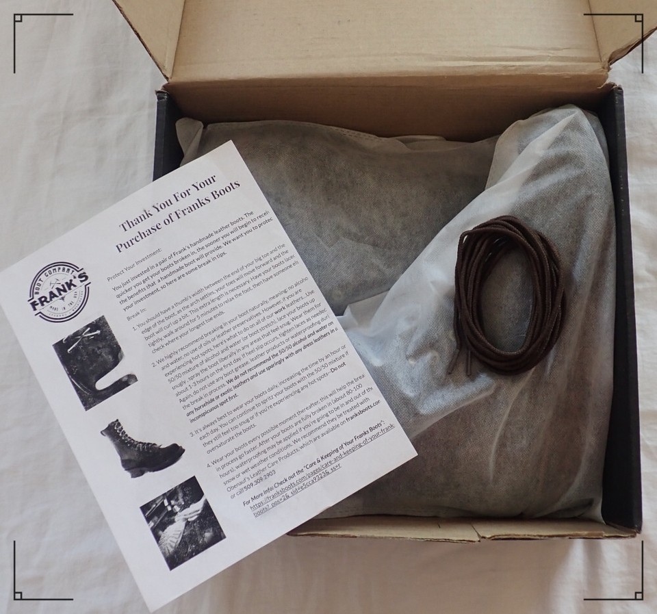 Frank's Boot Company Handmade MTO 'Logger' | 55 Last | Vibram® 100 Lug ...