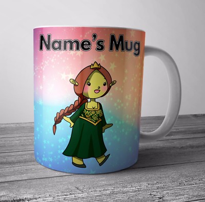 Cartoon Princess Fiona Personalised Mug / Cup Birthday Christmas Gift ...