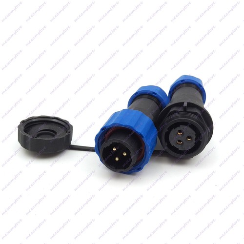 IP68 SD16 2-9 Pin LED Pair Waterproof Connector, Industrial Plug Heavy ...