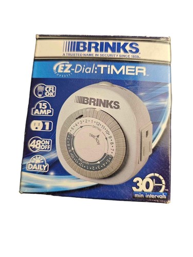Brinks 42-1022 Mechanical Timer Grounded Plug 120V For Indoor Use Only 39208994019 | eBay