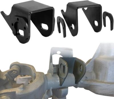 2x Front Lower Control Arm Brackets Axle Side Mount Bracket For Jeep TJ ...