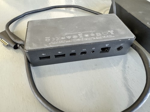 Original Microsoft Surface pro Docking Station 1661 W/Power Supply 1749 ...