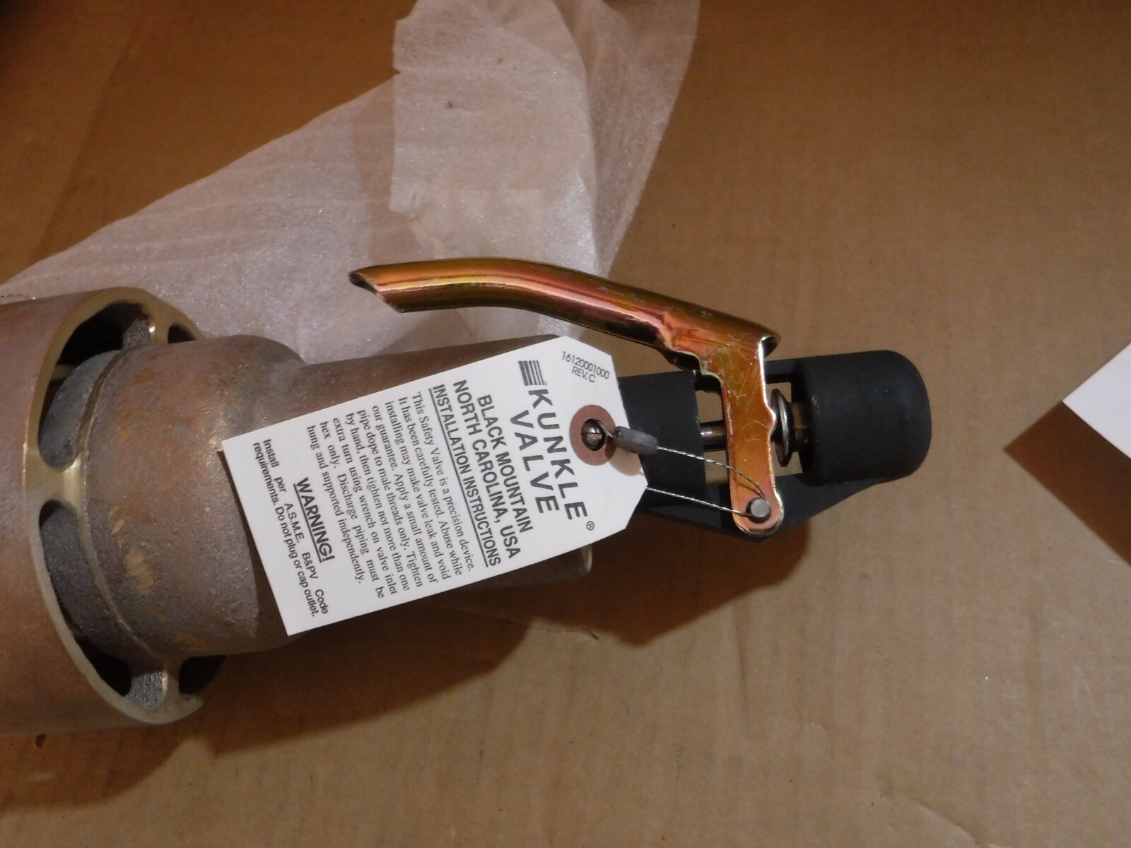 KUNKLE BRASS BRONZE RELIEF VALVE 6182JHM01-KM 30 PSI 2" 1086 SCFM | eBay