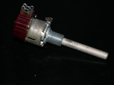 NOS Vintage PREH Potentiometer with switch 500K LOG 0.5M Ohm Shaft 6 ...