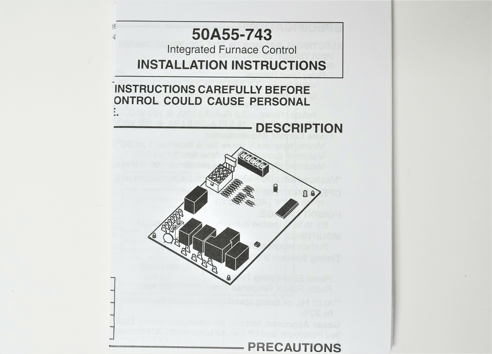 50A55-743 for Amana/Goodman PCBBF112S 0130F00005S B18099-26 B1809926S ...