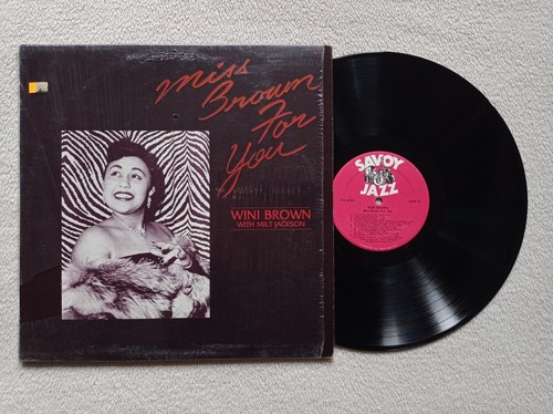 LP 33T WINI BROWN WITH MILT JACKSON "Miss Brown for you" SJL 1163 USA ...
