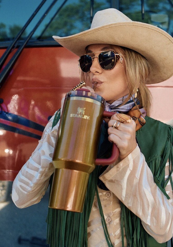 Laney Wilson Limited Edition Country Gold Stanley Tumbler NEW IN BOX | eBay