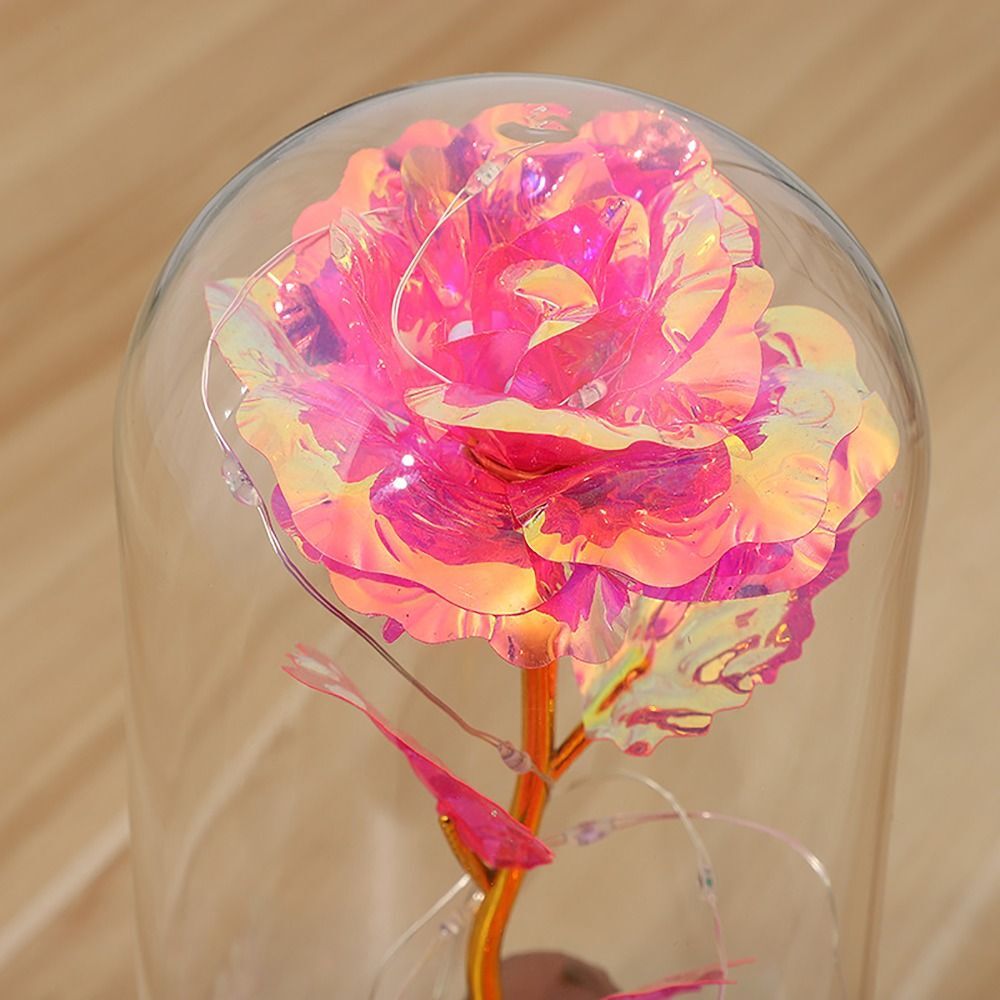 Tinsel Rose Flower Light Up Eternal Flower Night Light Couples | eBay