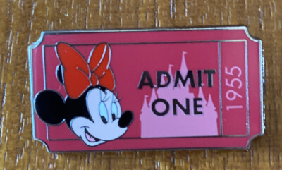 Disney Pin DLR PWP Collection Admission Ticket Minnie Mouse 89845 | eBay