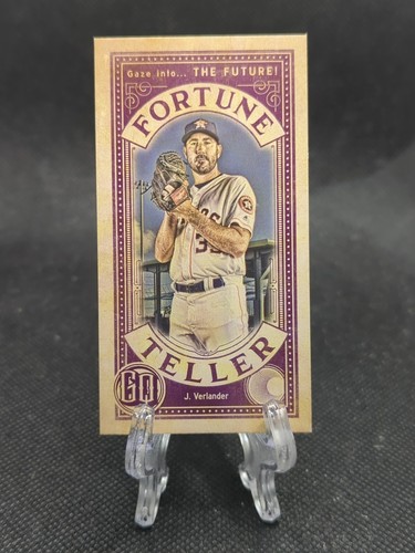 2019 Topps Gypsy Queen #FTM-JV Justin Verlander Fortune Teller Houston ...