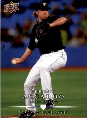 2008 Upper Deck MLB First Edition Jeremy Accardo #29 | eBay
