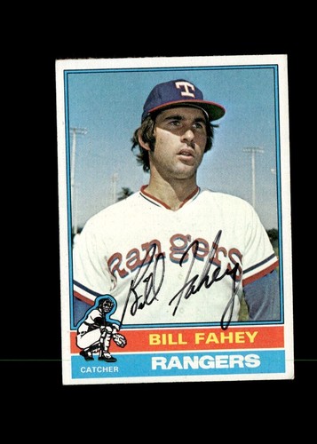 Bill Fahey 1976 Topps Rangers authentic autographed card | eBay