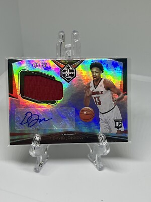 David Johnson Autograph Patch 56/99 2021 Panini - Chronicles Limited ...