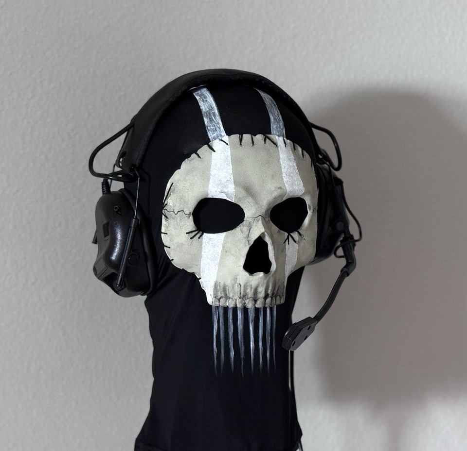 Finished Ghost Mask Call of Duty Modern Warfare MW2 skull mask Cosplay ...