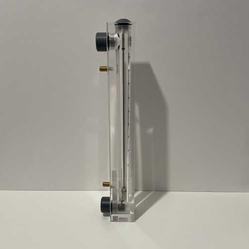 75202107C06 King Instruments Panel Mount Acrylic Block Rotameter 5 GPM ...