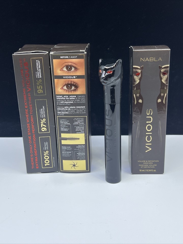 Nabla VICIOUS Volume & Definition Mascara 0.34oz Full Size NEW IN BOX ...
