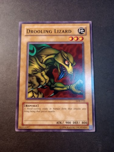 Yu-Gi-Oh! TCG Drooling Lizard Common Card LOB-115 LP-MP | eBay