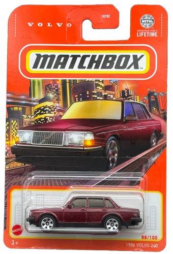 Matchbox 2024 MBX Team Volvo 88/100 Red 1986 Volvo 240 | eBay