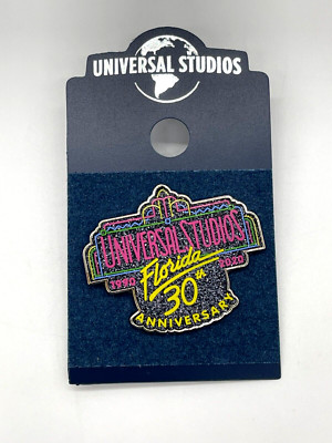 Universal Studios Florida Retro Logo 30th Anniversary Glitter Enamel ...
