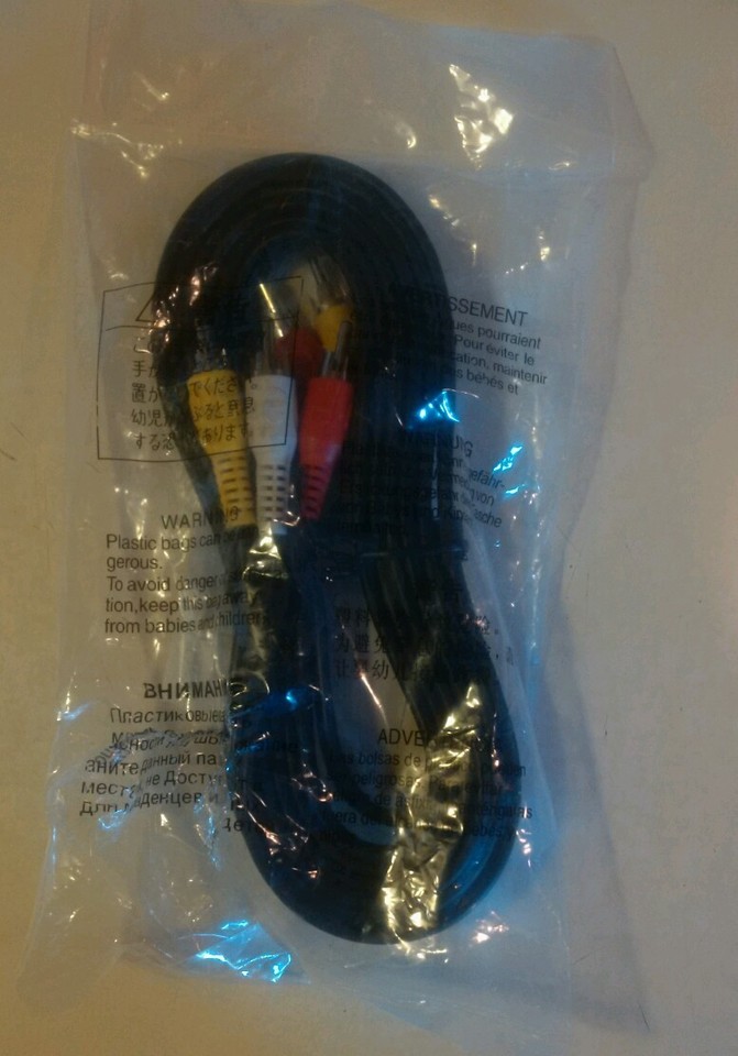 TopOne Dish Network RCA 8ft Cable 190437 Male to Male Stereo Audio ...