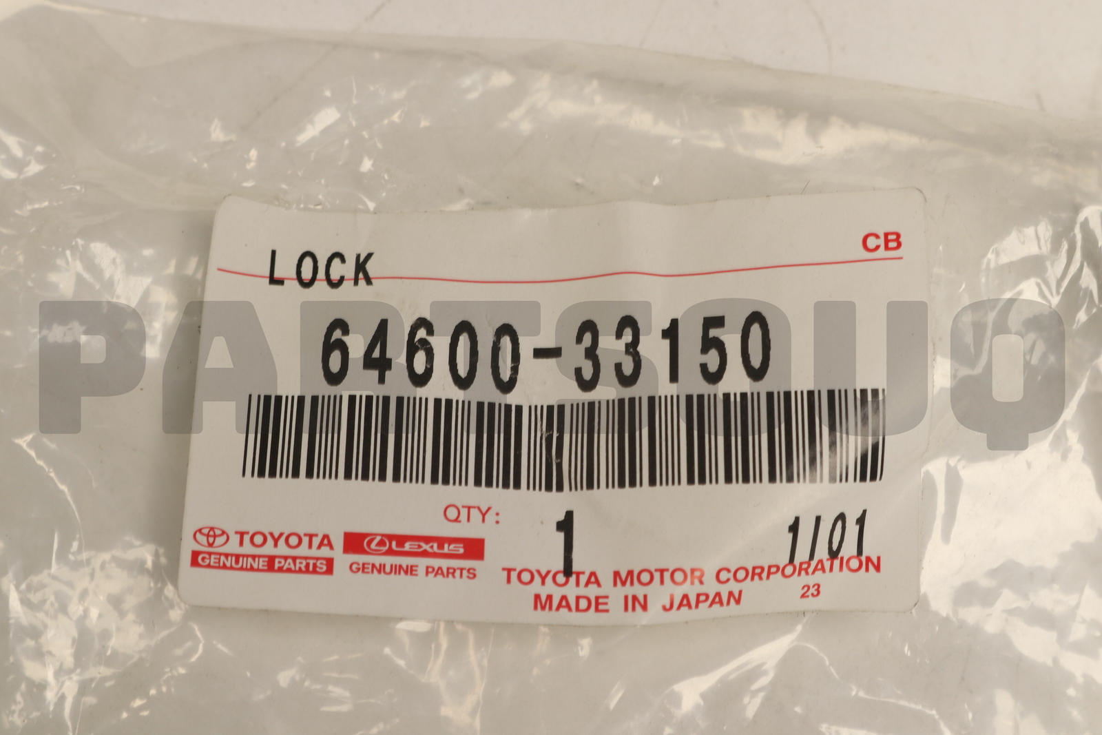 6460033150 Genuine Toyota LOCK ASSY, LUGGAGE 64600-33150 | eBay