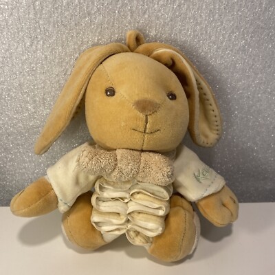 Kaloo Velour Bunny Rabbit Plush Lovey Soft Musical Pull Toy Stuffed 8 ...