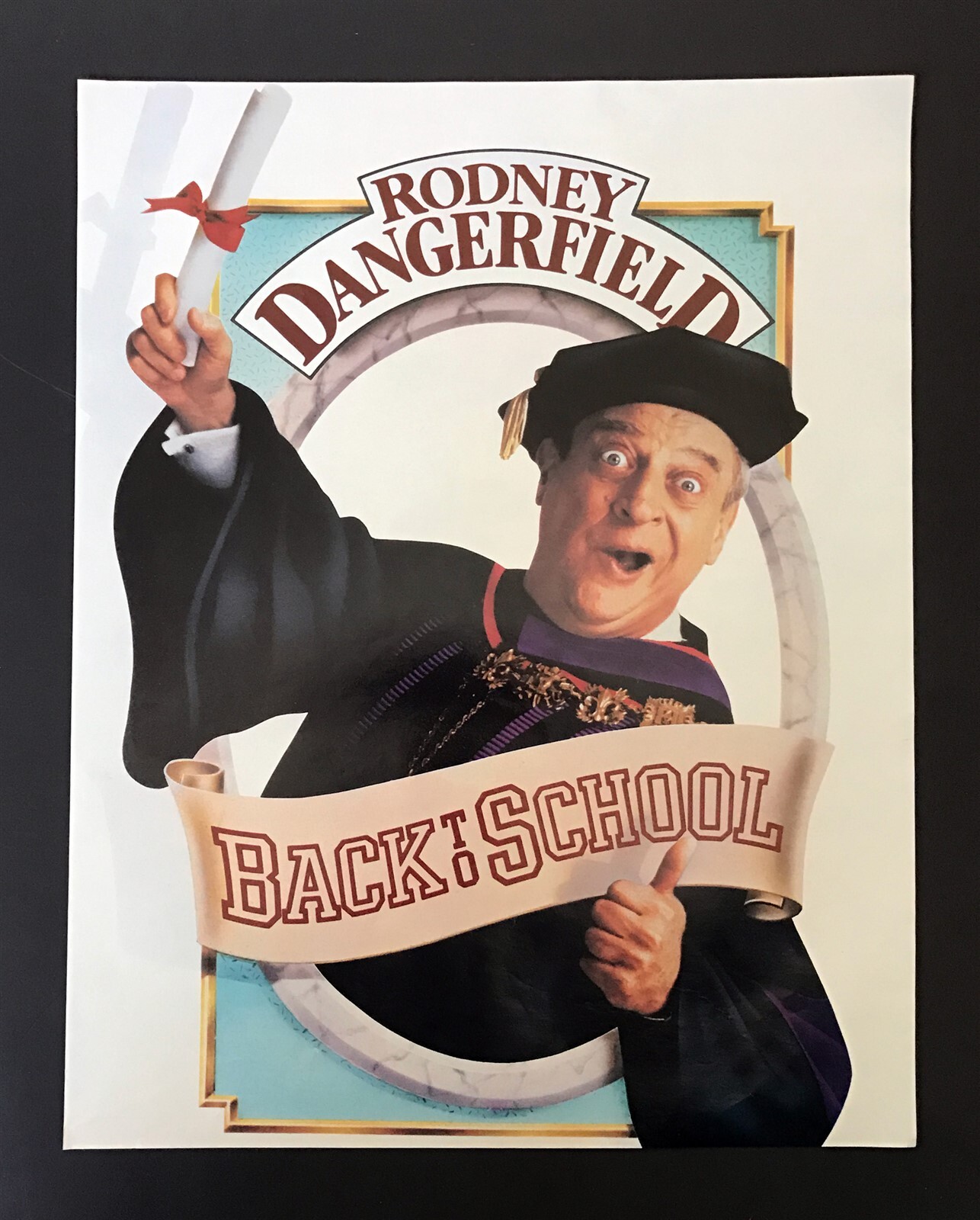 Rodney Dangerfield Back to School 1987 Short Print Poster Type Ad ...