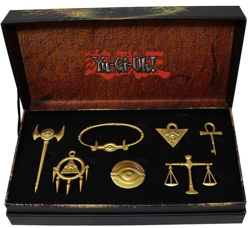 Yu-Gi-Oh! Replicas Premium Millenium Box Set Of Seven 24k Gold Plated ...