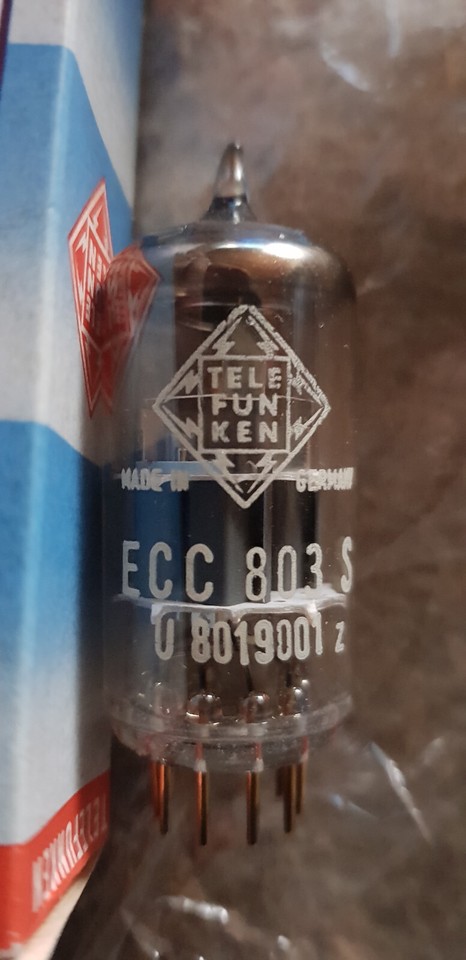 ECC803S 《》 Telefunken West Germany good test 1 new tubes audio | eBay