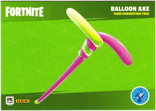 Fortnite Card Series 2 - H11 - Balloon Axe - Blue Bolt ^o^ | eBay