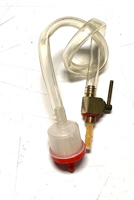 Valve Brass petcock Fuel line CLEAR FILTER 80cc 100cc 49cc gas motor ...