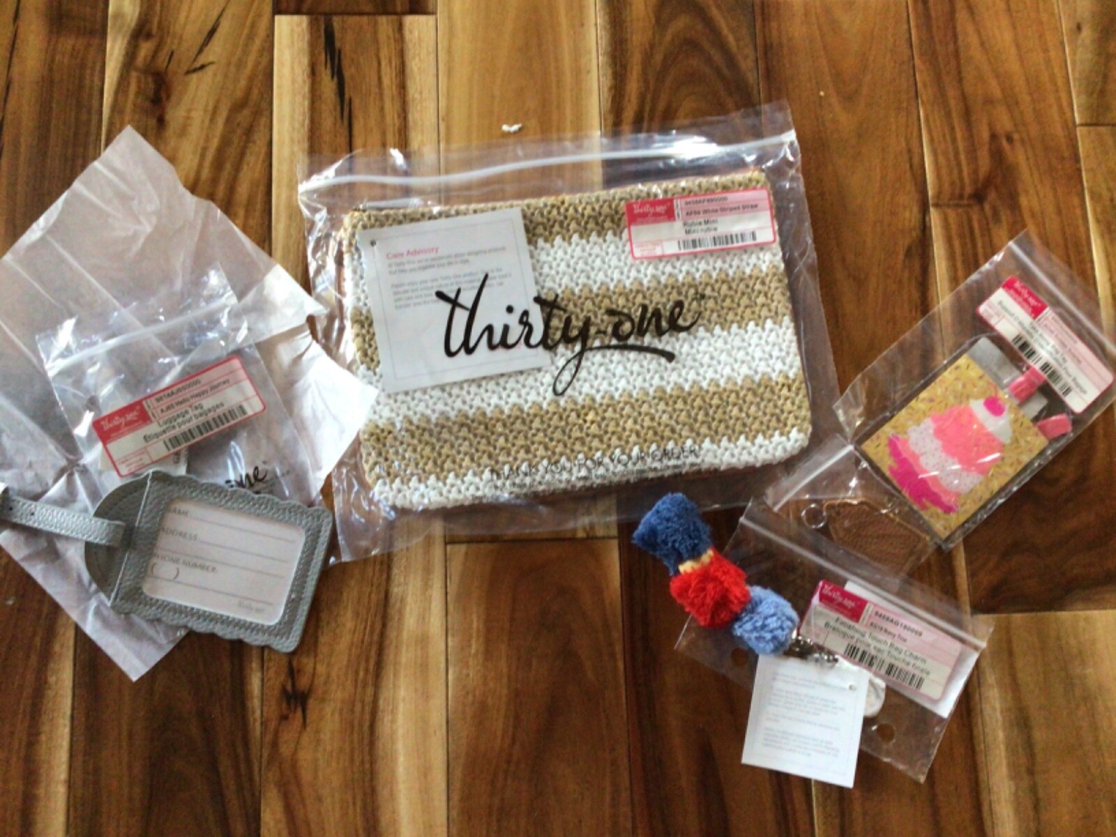 Lot of 4 - NEW! Thirty-One - Rubi Mini, Luggage tag, Take along tag ...