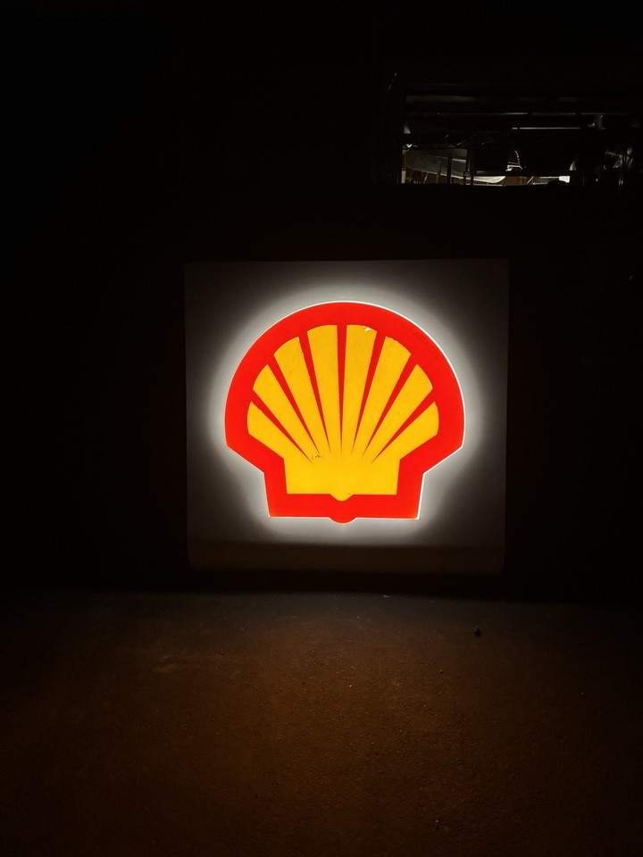 Shell Oil Sign LED-lit Collectible Gas Oil All-Original Vintage 47” x ...