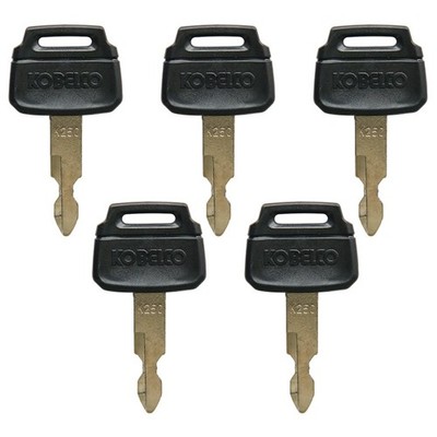 5Pcs Kobelco Excavator and Heavy Equipment Ignition K250 Key ...