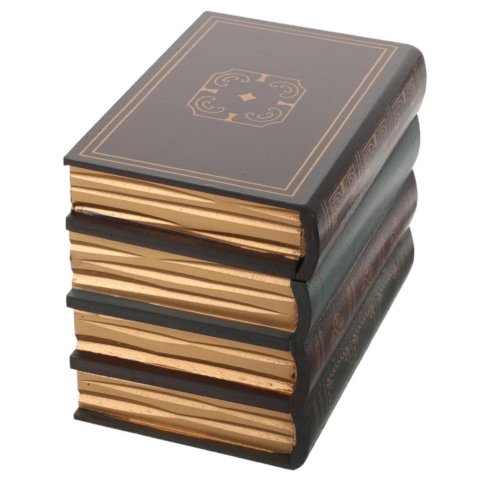 False Book Container Imitated Ornament Decorative Hidden Storage | eBay ...