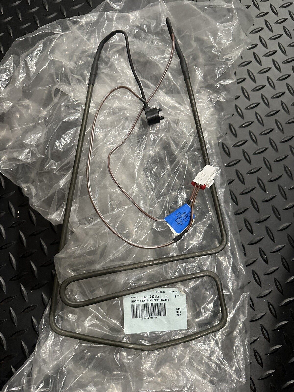 samsung refrigerator defrost heater ,DA47-00311A , Heater Sheath- Metal ...