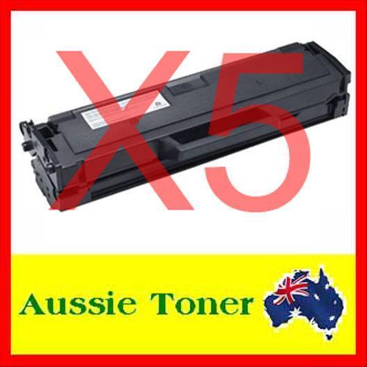 5x Dell 1160 1.5K Toner Cartridge for Dell B1160 B1160W B1165 B1165nfw ...
