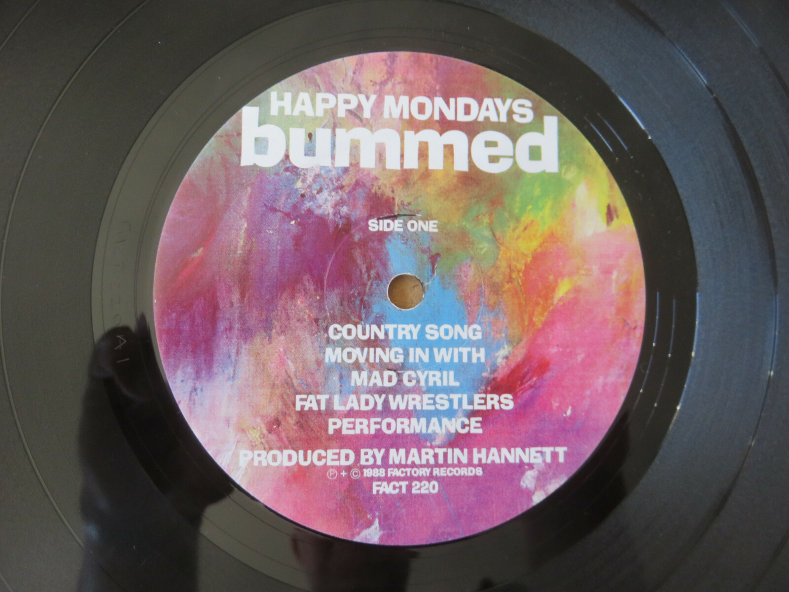 LP Vinyl Album Happy Mondays Bummed 1988 UK 1st Press Fact220 Pro ...
