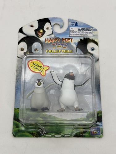 Happy Feet Two BOADICEA & RINALDO Collectible Figure 2-Pack Penguins ...