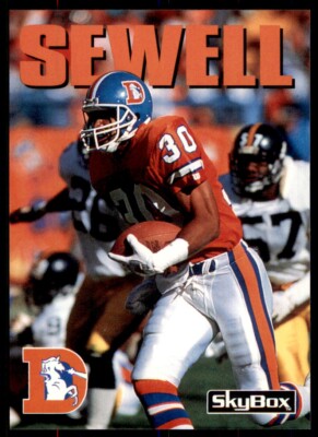 1992 SkyBox Steve Sewell Denver Broncos #23 | eBay