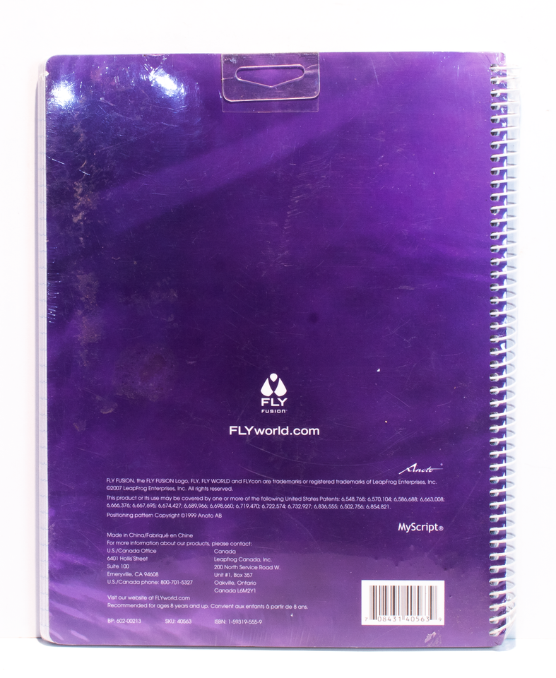 Fly Fusion NOTEBOOK 160 Pages Interactive Fly Paper Sceduler Mp3 & Fly ...