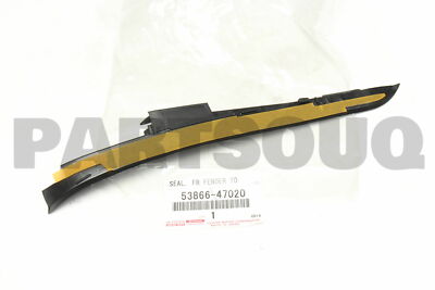 5386647020 Genuine Toyota SEAL, FRONT FENDER TO COWL SIDE, RH 53866 ...
