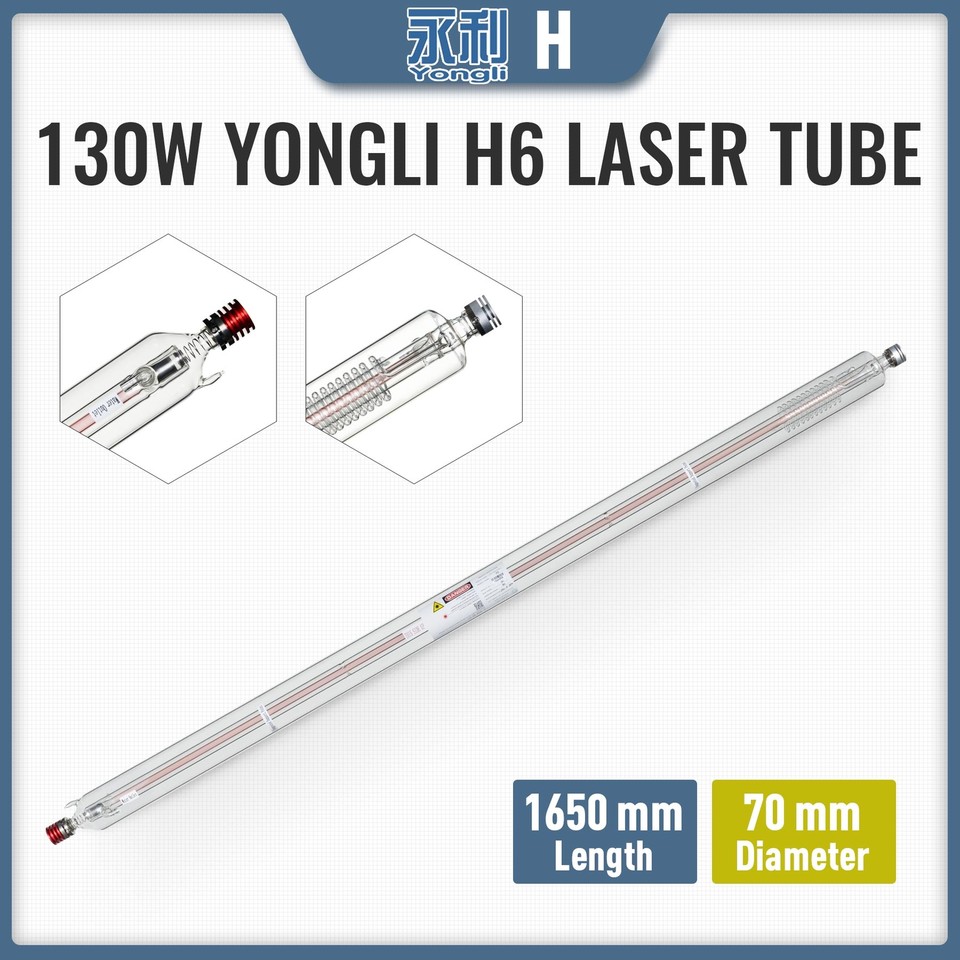 OMTech CO2 Laser Tube 40W, 60W, 80W, 100W, 130W, 150W for Laser ...