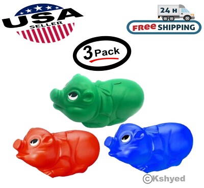 (3 Pack) 14" Giant Plastic Piggy Banks Saving Money The Fun Way Tuff ...