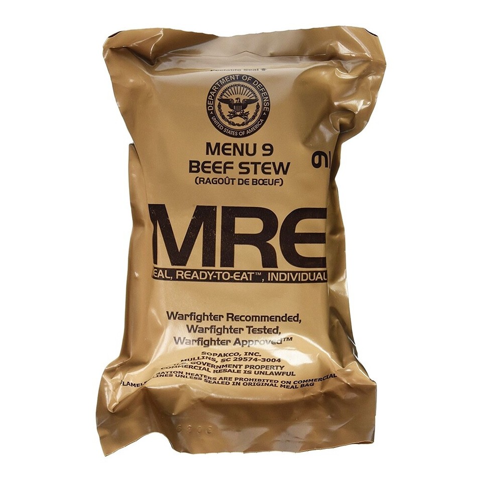 Military MRE Individual Menu Single Meal 2025 Inspection Date | eBay